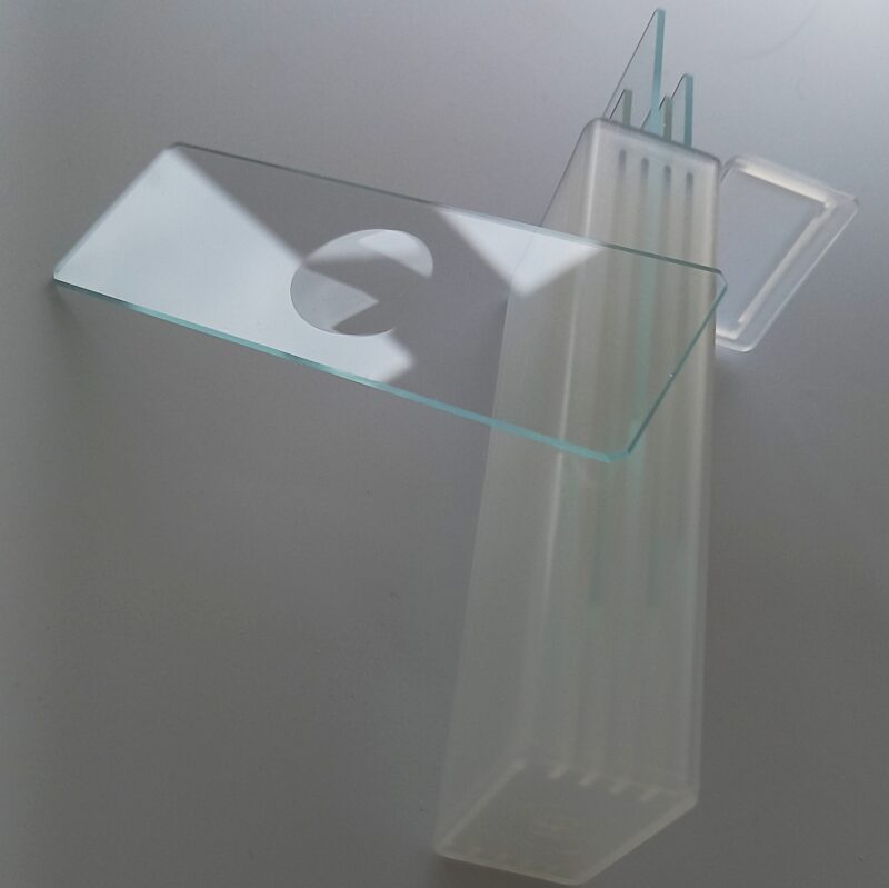 Concave glass slides for liquid samples - SmartMicroOptics